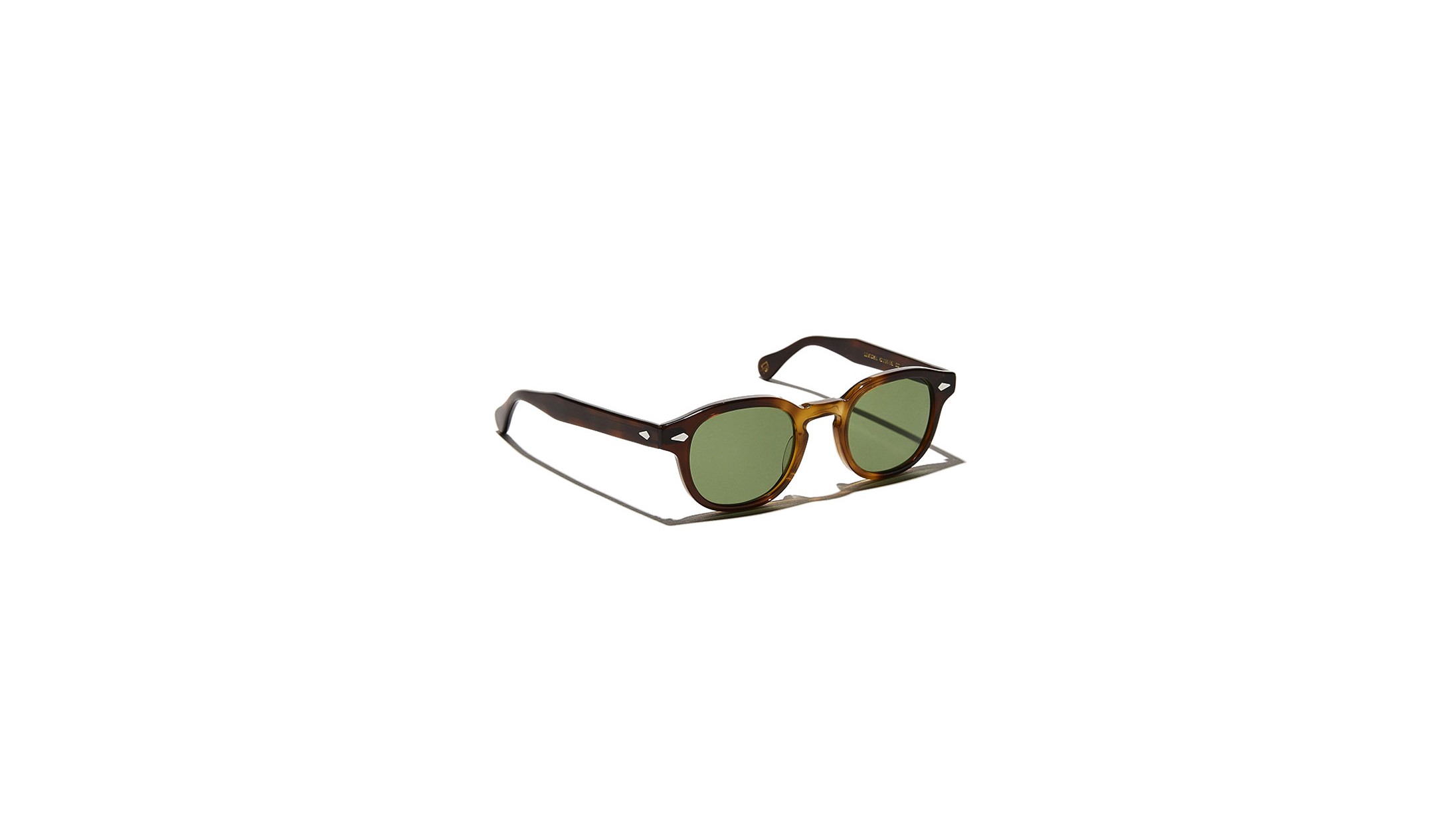 Lunettes Moscot, LEMTOSH SUN Tobacco - Calibar Green | Archimbaud Opticien