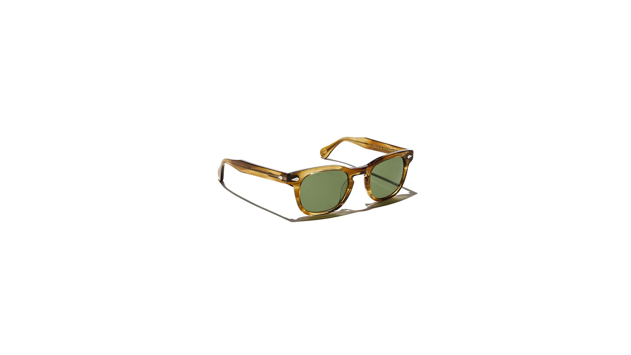 Lunettes Moscot, GELT SUN Honey Blonde - Calibar Green | Archimbaud ...