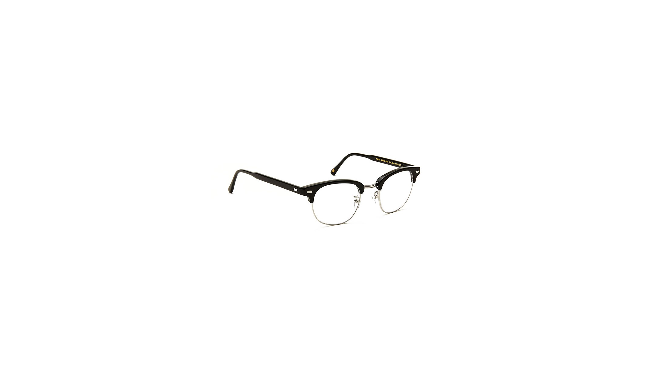 Lunettes Moscot YUKEL Black/Silver | Archimbaud Opticien