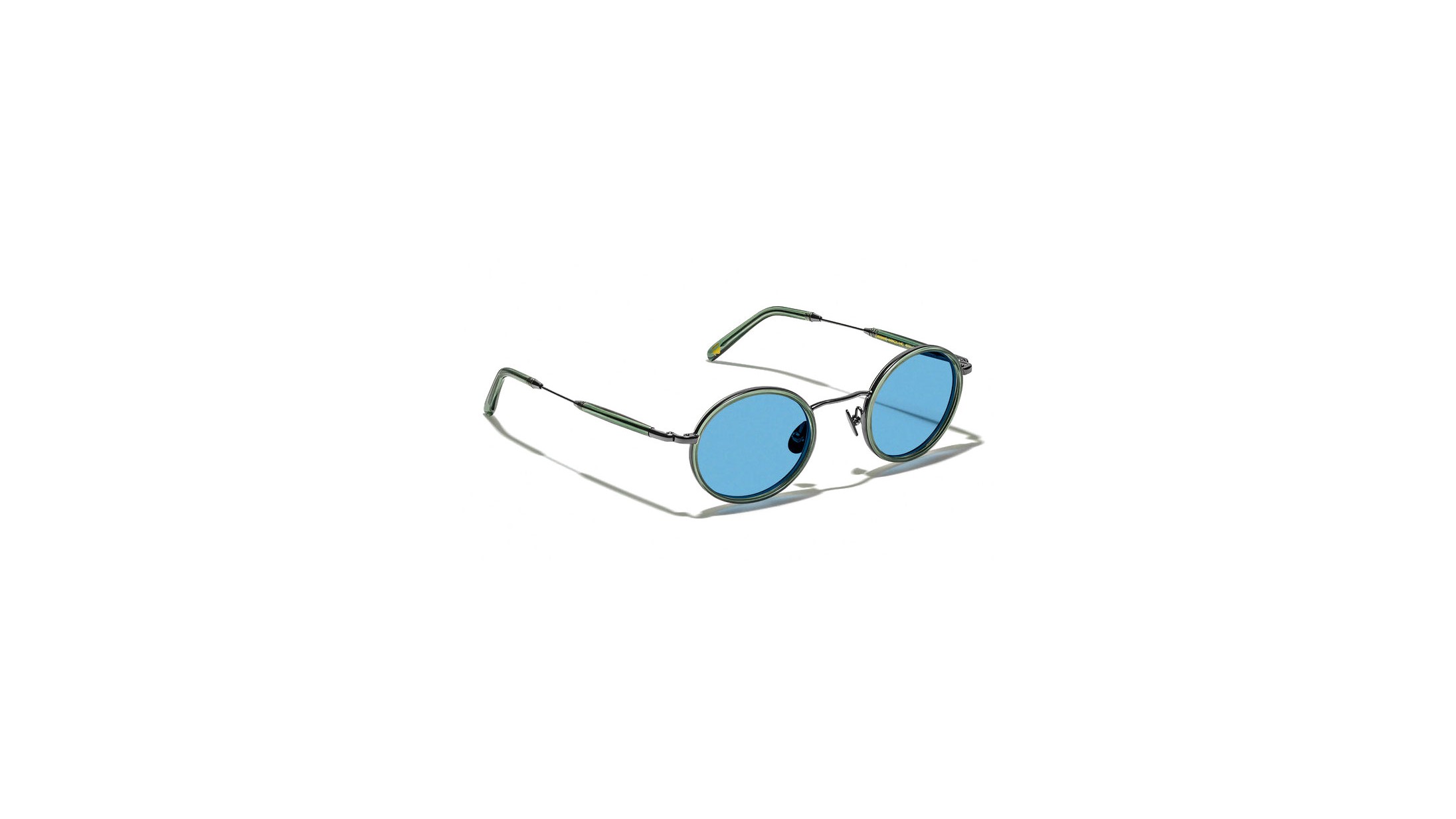 Lunettes de soleil Moscot COSNIC SUN Pine - Celebrity Blue | Archimbaud ...